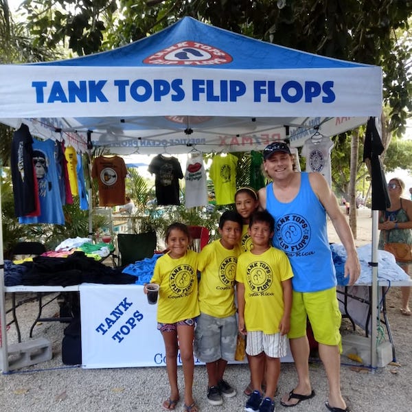 About Us - Tank Tops Flip Flops Merchandise